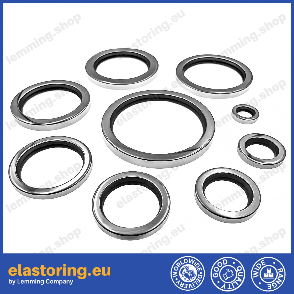 Rotary seal for air screw compressor BWBK 55x70x8 PTFE