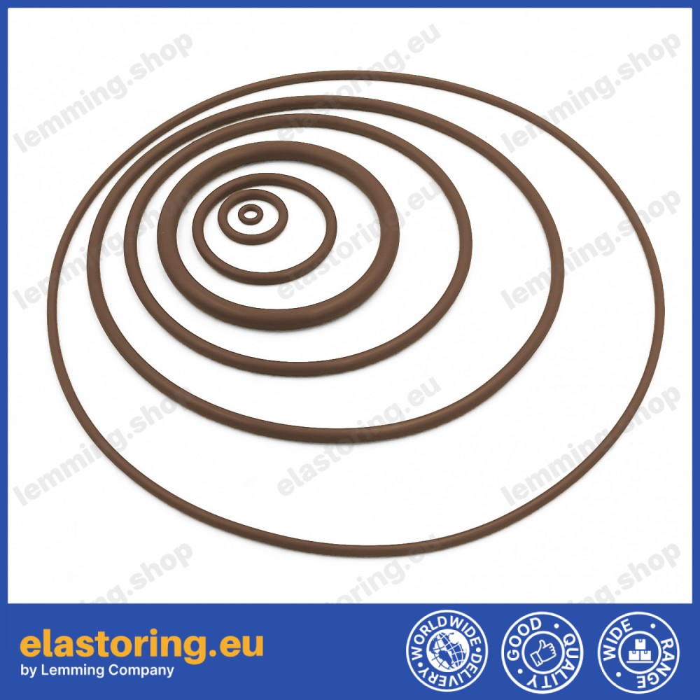 O-ring 124,3x5,7 FPM80 BROWN
