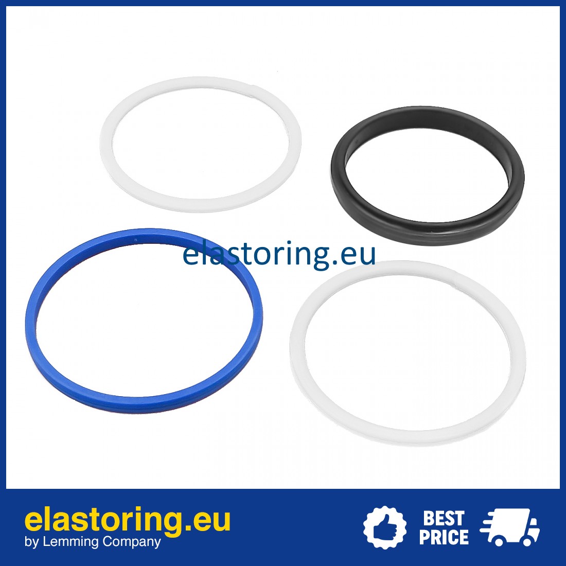 Piston seal 80x65x11 PDP PU+NBR+POM