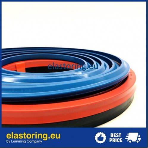 Video example of repair of telescopic hydraulic cylinder Edbro CS series.