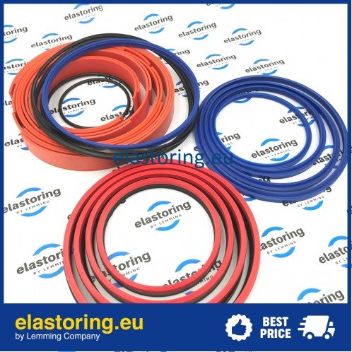 Video example of repair of telescopic hydraulic cylinder Edbro CS series.