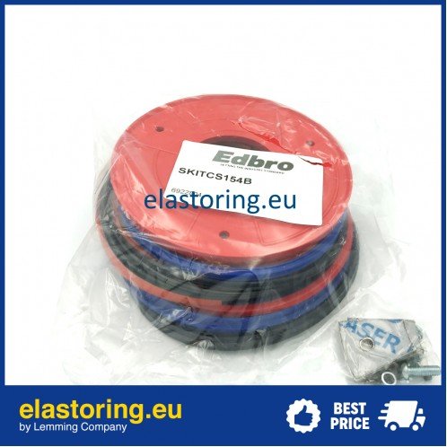 Video example of repair of telescopic hydraulic cylinder Edbro CS series.