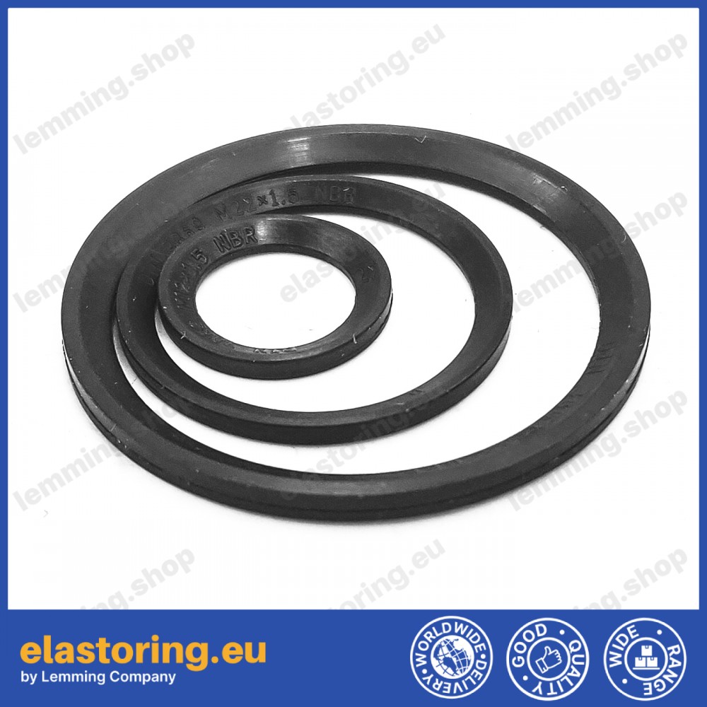 DIN3869 seal 11,6*16,5*1,5 (G 1/4 A) NBR