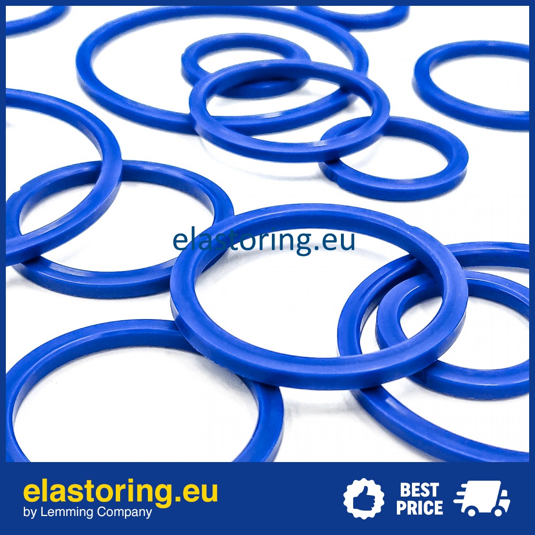 Flange seal 17x25,40x2,85 PU A402 PU [1/2"]