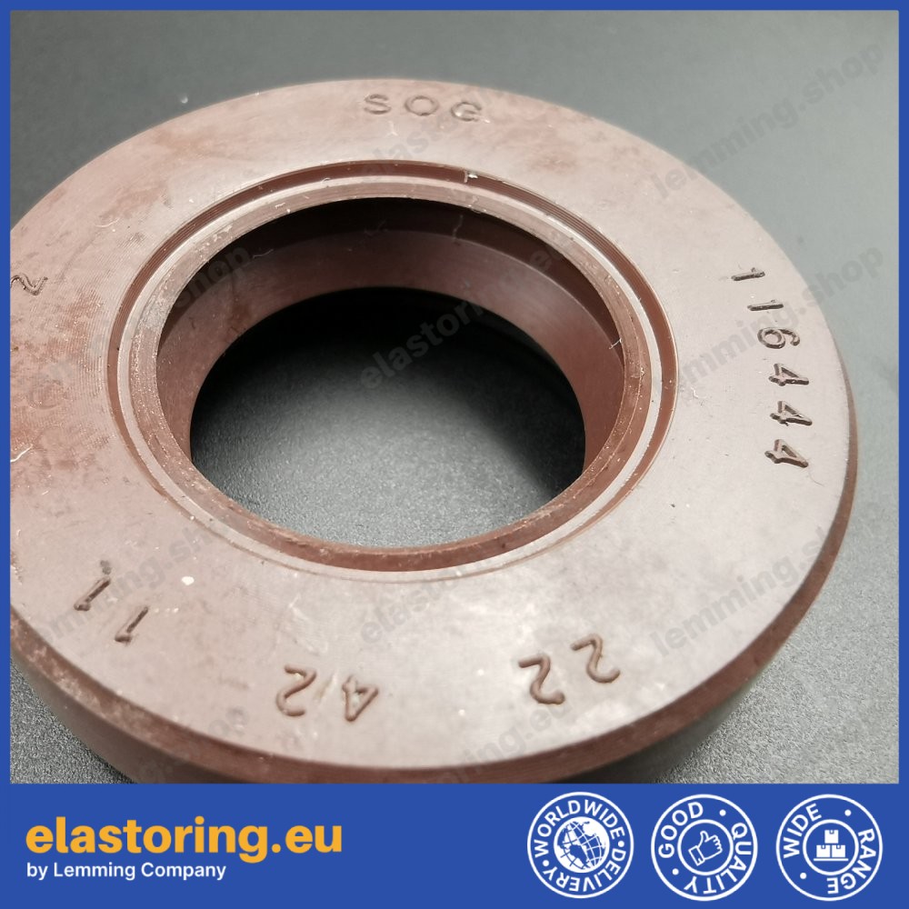 Oil seal 22x42x11 TCN1 FPM
