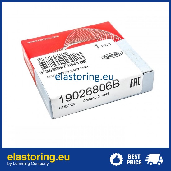 Oil seal 25x37,54x7 SCJY NBR