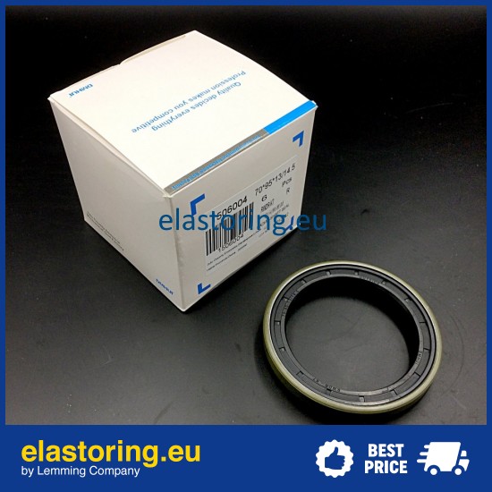 Wheel hub oil seal 70x95x13/14,5 RWDR-KASSETTE NBR