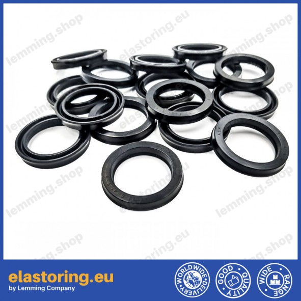 Rod-piston seal 32x47x10 A101 NBR