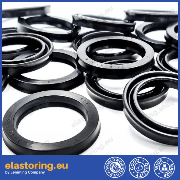 Rod-piston seal 32x47x10 A101 NBR