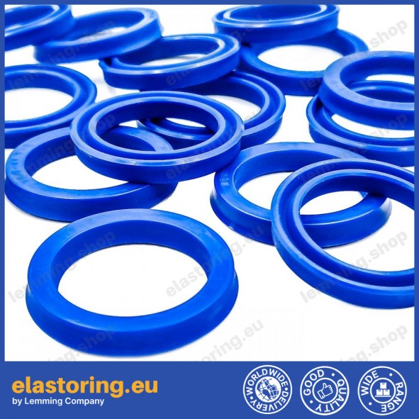 Rod-piston seal 70x80x5 A101 PU