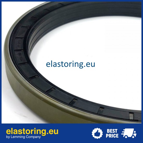 Oil seal 155x190x17,5/19 RWDR-K7